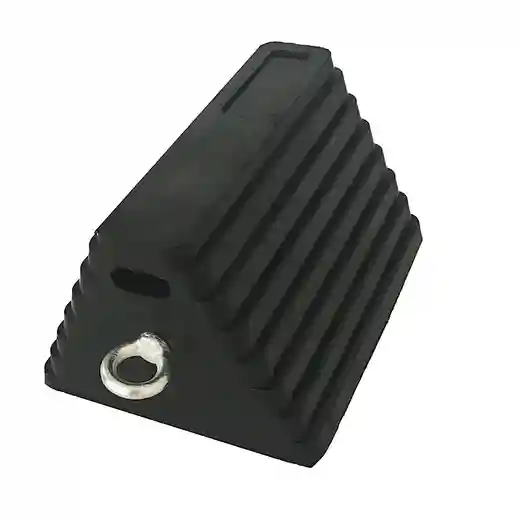Semi truck wheel chocks with Eyebolt, wholesale cheap price