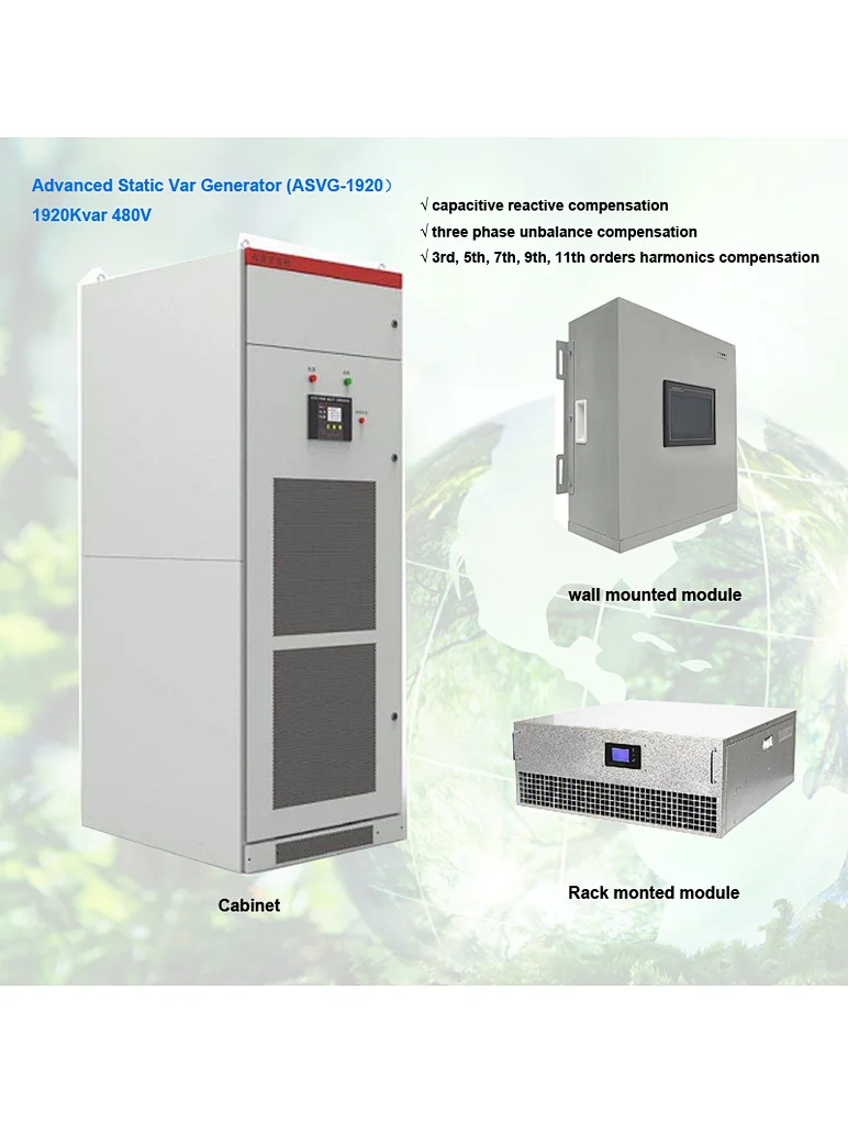 1920kvar 480V advanced var generator cabinet panel