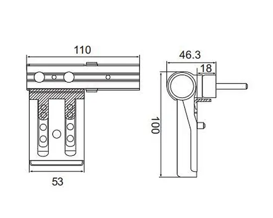 ALUMINIUM HINGE HL6112-Ningbo Perfect Dragon