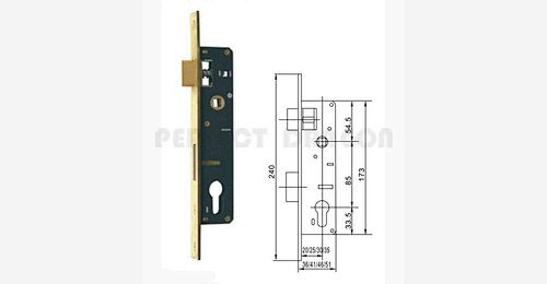 DOOR LOCK L8017-Ningbo Perfect Dragon