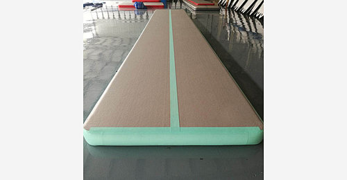 inflatable gym mat air tumbling track gymnastics cheerleading air floor ...